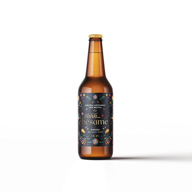 Cerveza Artesanal con Mezcal Shhh… Bésame Blonde Ale